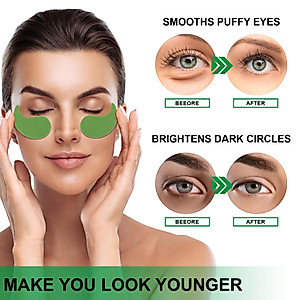 Zomira Under Eye Patches, Eye Masks for Reducing Dark Circles, Edema, and Puffiness, Improve Dullness, Shrink Eye Bags and Smooth Wrinkles, Firm & Hydated Under Eye Skin, Under Eye Treatment, 60PCS