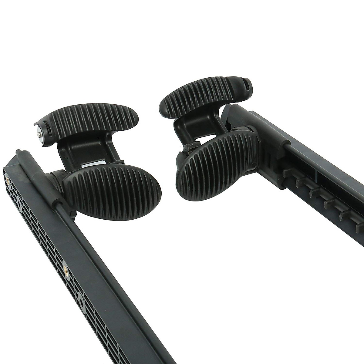 NovelBee Pair Adjustable Locking Foot Braces Pedals Foot Pegs for Kayak Boat Direction Control (Left and Right)