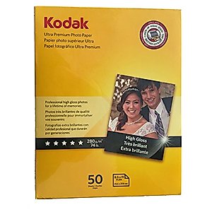 Kodak Ultra Premium Photo Paper High Gloss - 50 Sheets - 8.5 x 11