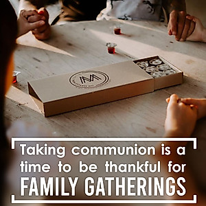 The Miracle Meal Pre-filled Communion Cups and Wafer Set - Box of 100 - with 100% Trusted Concord Grape Juice & Wafer - Made in the USA - Premium Quality Guaranteed