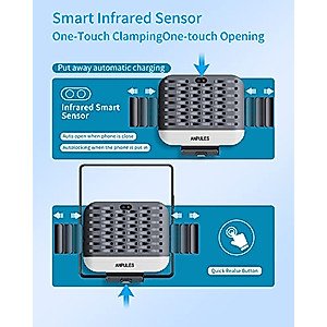 ANPULES Wireless Charger Stand for Z Fold 4/3/2, ANPULES [3 Coils] 2 in 1 Charging Station for Samsung Galaxy Buds 2 Pro/Pro / 2 / Live and Z Fold Series