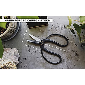 Skyhaven Harvest Pruning Scissors, Traditional Higurashi Japanese-style Bonsai shears for indoor outdoor gardening. A versatile tool for use around the kitchen, house and garden