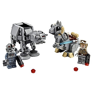 LEGO Star Wars at-at vs. Tauntaun Microfighters 75298 Building Kit; Awesome Buildable Toy Playset for Kids Featuring Luke Skywalker and at-at Driver Minifigures, New 2021 (205 Pieces), Multicolor