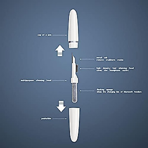 Hai Lan Bluetooth Earbuds Cleaning Pen in-Ear Headphones Cleaning Brush Dust Removal Pen Bluetooth Earphones Case Cleaning Tools Kit