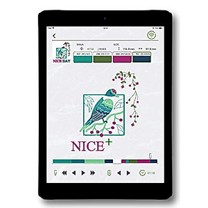 EverSewn Sparrow X Next-Generation Sewing and Embroidery Machine-Customize Designs and Monitor Projects from Your Smart Device, White