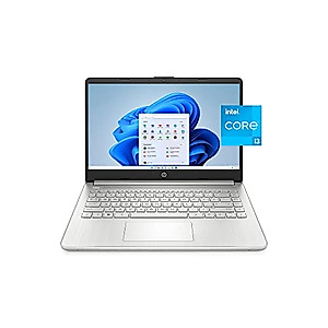 HP Laptop, 14" HD Touchscreen, Intel Core i3-1115G4 up to 4.1 GHz Processor, 16GB RAM, 1TB SSD, USB-C, HDMI, SD Card Reader, Windows 11 Home Silver, JVQ MP
