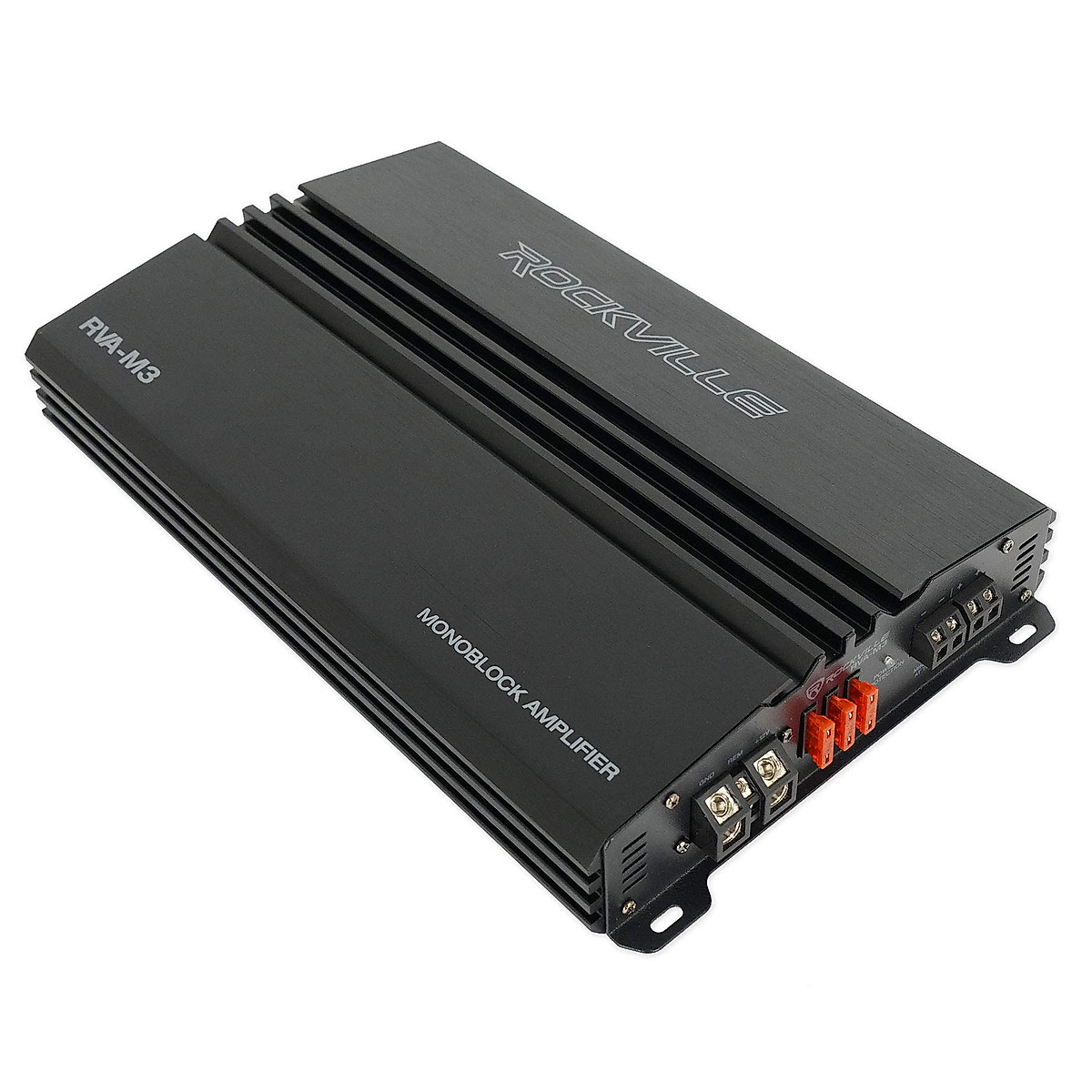 Rockville RVA-M3 4000w Peak/1000w CEA RMS @ 1 Ohm Amplifier Mono Car Amp+Remote