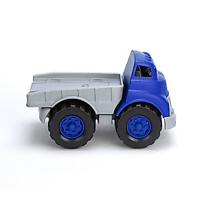 Green Toys Flat Bed Truck Blue/Grey & Race Car Red, 12 months - 6 years
