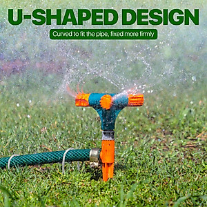 TiTifield U Shape Garden Stakes 50 Packs 4 Inch 11 Gauge Irrigation Tubing Stakes, Heavy Duty Galvanized Landscape Staples for Tube, Lawns, Landscape Fabrics,Irrigation Hose and Weed Barriers