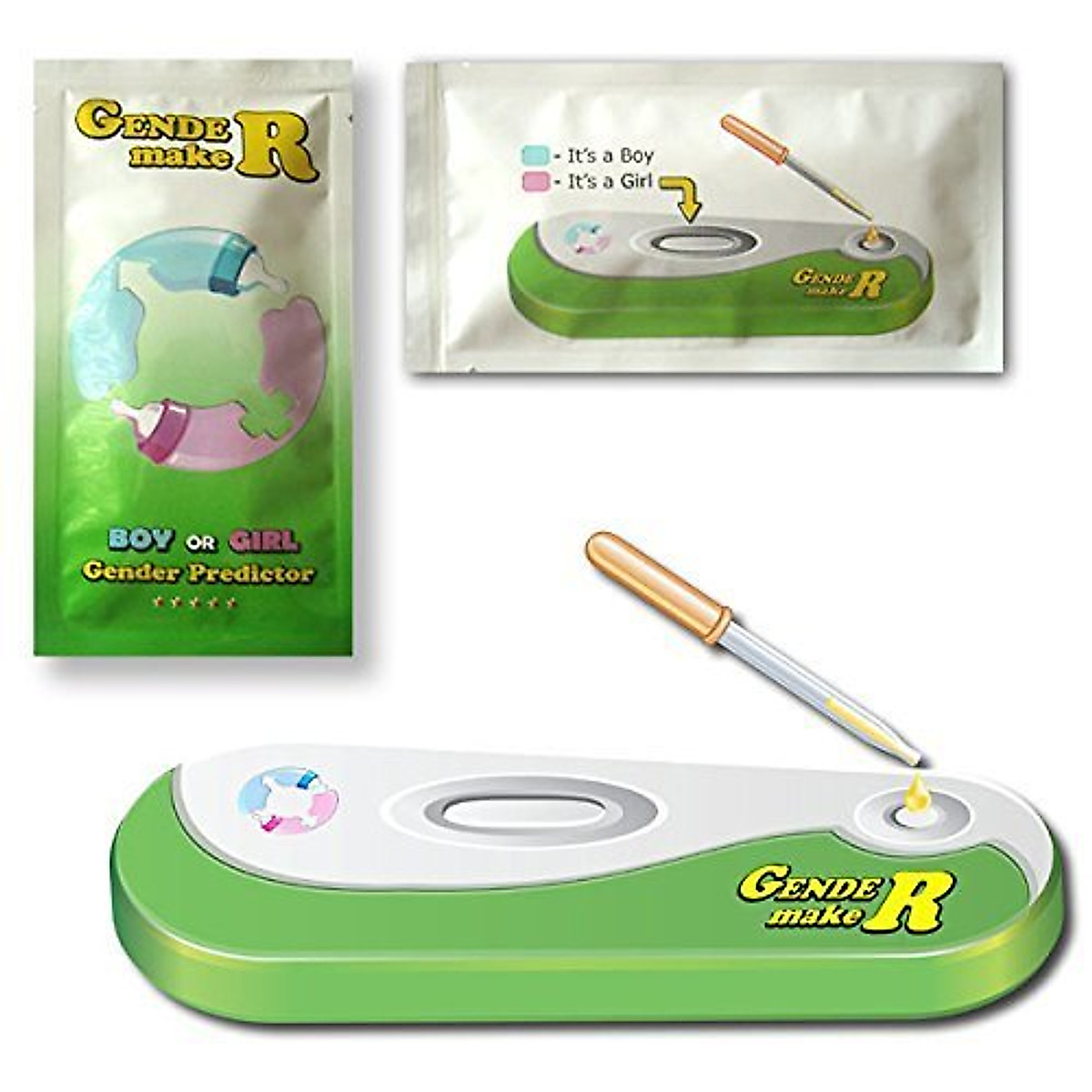 Gender Predictor Test kit by GENDERmaker - Boy or Girl at Home Early Pregnancy Gender Test | Baby Gender Prediction Test