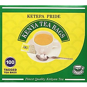 Ketepa Kenya Tea - Ketapa Pride Tea Bags - 100ct KTDA