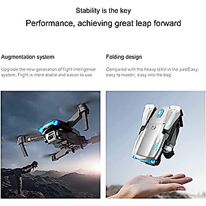 Foldable Drone with 4K Dual HD FPV Camera, S98 Pro Mini Remote Control Quadcopter RC Toys Gifts for Adults Kids, with Optical Fl-ow Localization, Altitude Hold, Headless Mode, One Key Start