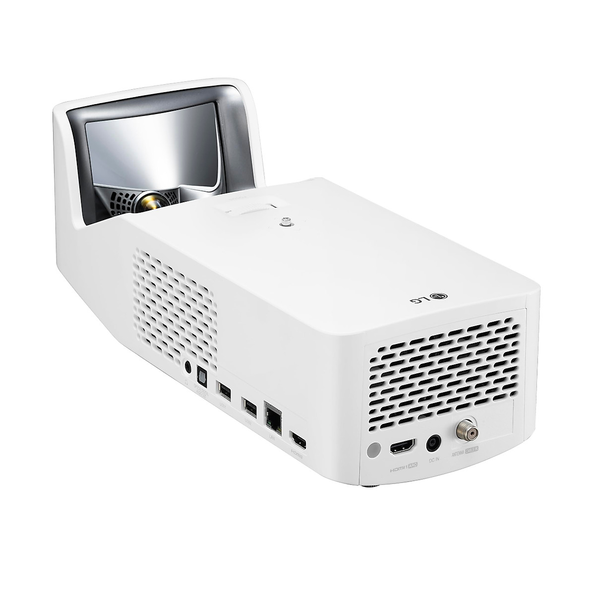 LG HF65LA 100” Full HD (1920 x 1080) Home Theater CineBeam Ultra Short Throw Projector, 1000 ANSI Lumen, Bluetooth Sound Out, Wireless Connection - White