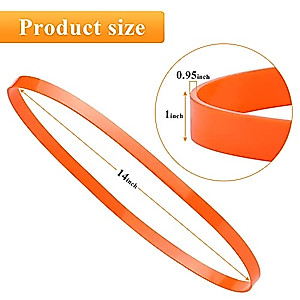 Upgrade Band Saw Urethane Tires - 14" x 1" x .095" (2 Pack) Compatible with Jet, Grizzly, and Powermatic Band Saws