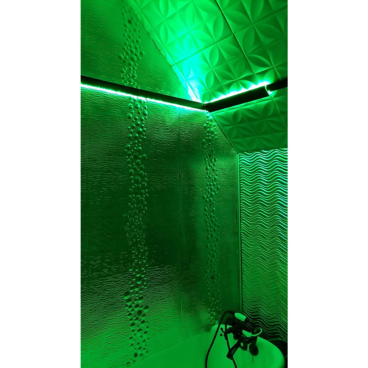 A La Maison Ceilings R103 Perceptions Foam Glue-up Ceiling Tile (256 sq. ft./Covers), Pack of 96, Plain White