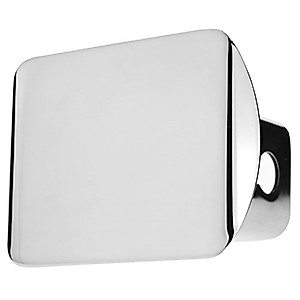 LFPartS Polished Stainless Steel Blank Trailer Metal Hitch Tube Cover Fits 2" Receivers (Chrome)