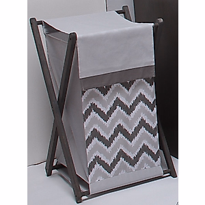 Bacati Ikat Zigzag Grey Hamper