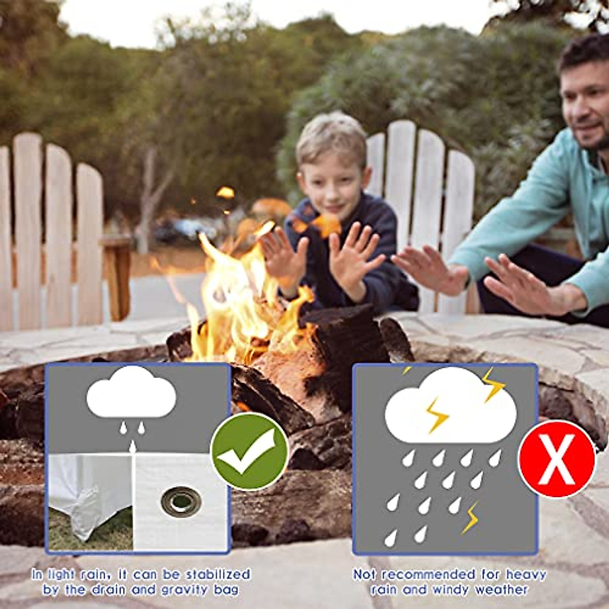 10'x30' Party Tent, Outdoor Wedding Tent Water-Proof Canopy Tent with 5 Removable Walls for Wedding Parties Camping