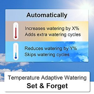 LinkTap G2S Wireless Water Timer & Gateway - Smart Sprinkler Timer for Garden, Better Range Than WiFi Hose Timer, Real-Time Fault Detection & Notification, Weather Adaptive, IP66, 2-Year Warranty