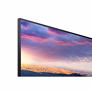 SAMSUNG 24" SR35 Series FHD 1080p Computer Monitor, 75Hz, IPS Panel, HDMI, VGA (D-Sub), VESA Compatible, 3-Sided Border-Less LS24R356FZNXZA, Black