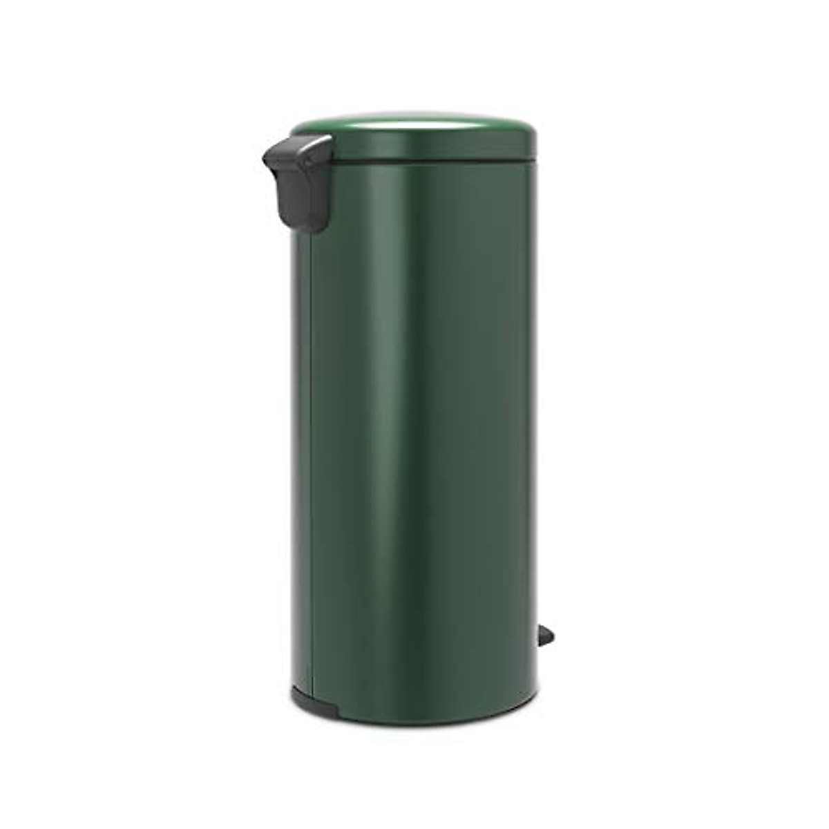 Brabantia New Icon Step Trash Can (8 Gal/Pine Green) Soft Closing Kitchen Garbage/Recycling Can with Removable Bucket
