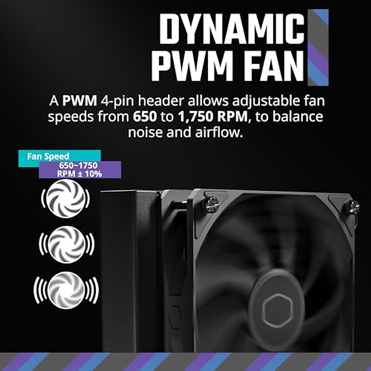 Cooler Master 120L Core Close-Loop AIO Liquid Cooler, R7|i5 Gen S Dual Chamber Pump, 120mm PWM, 120mm Radiator, White Lighting, AMD Ryzen AM5|4, Intel LGA 1851|1700 Platform