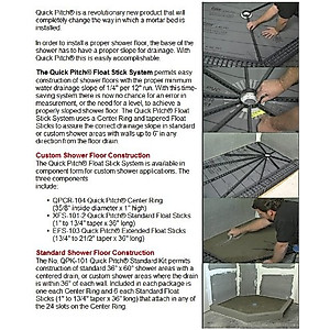 Bundle of 2 Items; Quick-Pitch Kit QPK-101 + (4) Quick Pitch Extra Float Sticks XFS-101.2, Black