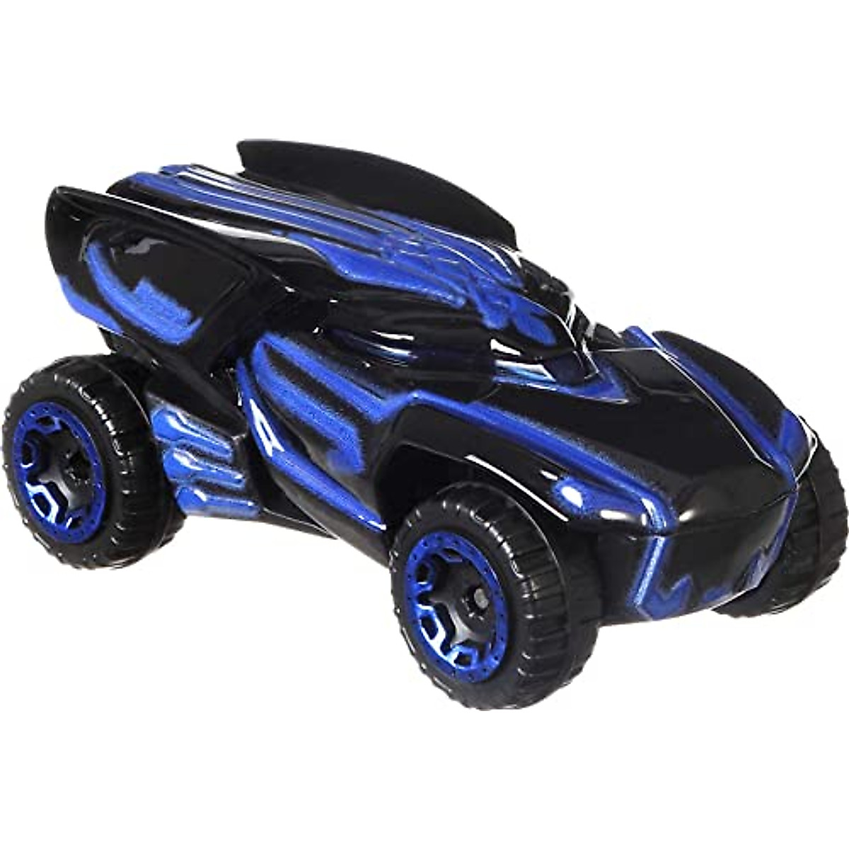 Hot Wheels Marvel Toy Character Car 5-Pack in 1:64 Scale: Captain America, Black Panther, Black Widow, Iron Man & Thanos