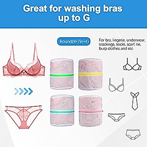 GOGOODA 10 Pack Mesh Laundry Bags,6 Pack Fine Mesh Laundry Bags and 4 Bra/Sock Wash Bags