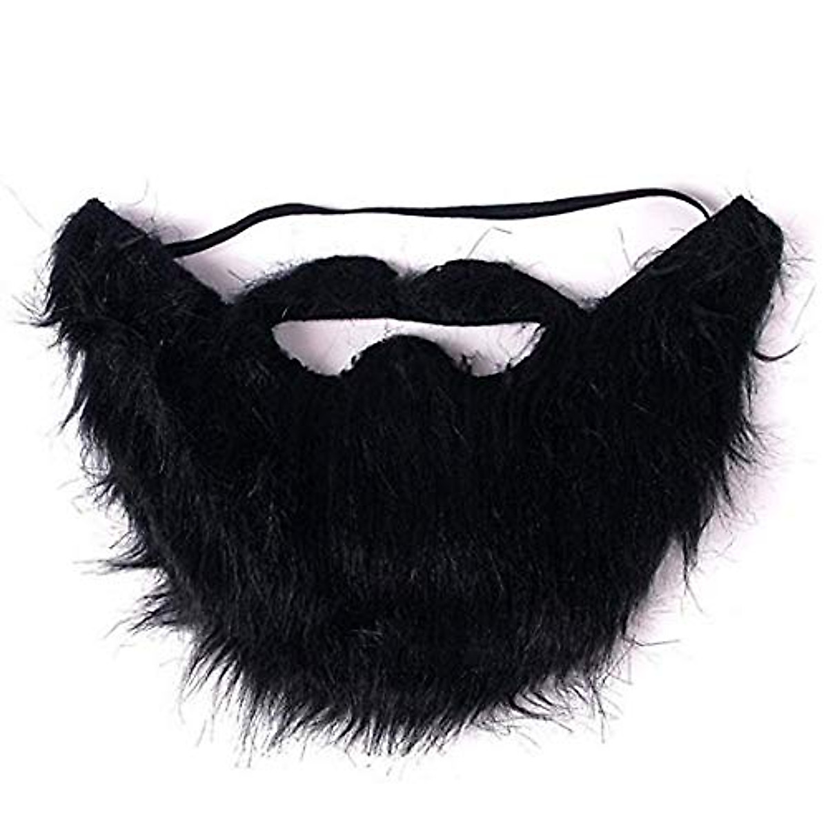 VIGUEUR Mustaches - 2PCS Costume Party Male Man Fake Beard Mustache Black