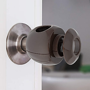 New & Improved - Door knob Baby Safety Cover - 5 Pack - Deter Little Kids from Opening Doors with A Child Proof Door Handle Lock - Driddle