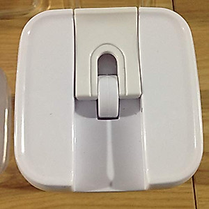 Airtight Food Storage Container Set of 5 by CooksBestStuff - SAFETY FIRST - BPA Free - Meets FDA Food Contact Requirements - Pasta Rice Noodles Easy Open Close Canisters DURABLE NEW STRONG HANDLES - SpaceSaver SNACKS