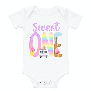 Sweet one ice cream birthday shirt sweet one birthday shirt ice cream birthday shirt first birthday shirt 1st birthday ice Cream bodysuit (18 months)