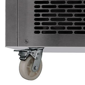 WESTLAKE 36 "W Commercial Refrigerated Bakery Display Case Curved Glass Stainless Steel Refrigerated Bakery Display Case with LED Lighting