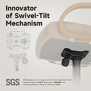 Chromcraft Set of 2 Kitchen Dining Chairs Swivel-Tilt Caster Dining Room Chairs Upholstered Memory Foam Chairs with Soft Wheels Rolling Chairs for Kitchen and Dining Room(Ravenrock Indigo-Walnut)