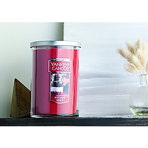 Yankee Candle Kitchen Spice Scented, Classic 22oz Large Tumbler 2-Wick Candle, Over 75 Hours of Burn Time, Ideal as a gift or decorative centerpiece