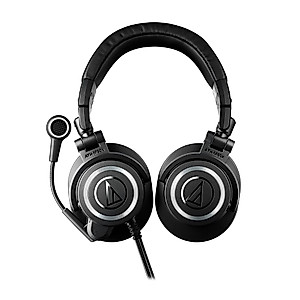 Audio-Technica ATH-M50xSTS XLR StreamSet Streaming Headset, Black (Renewed)