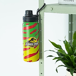 Official Jurassic Park Movies Bottle 500ml - 17 oz | Jurassic Park Water Bottle Kids | Jurassic Park Merchandise | Dinosaur Water Bottle | Jurassic World Rebirth