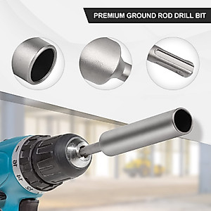 CPROSP SDS Plus Ground Rod Driver (for 3/4" or 5/8" Rods) - 6.6'' Lengh