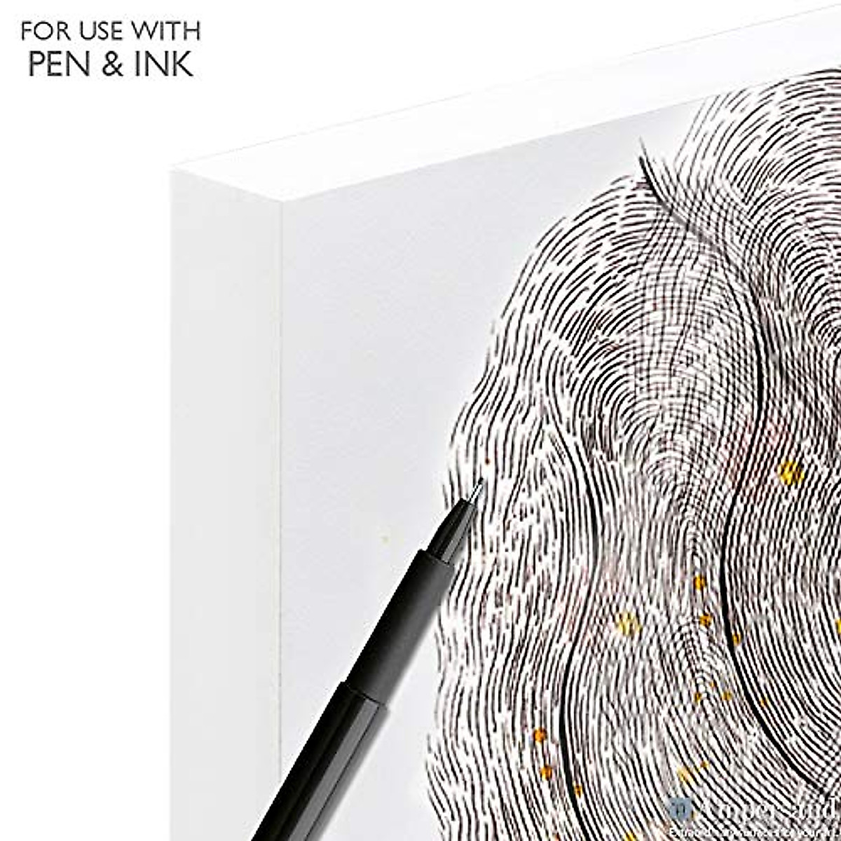 Ampersand Art Supply Wood Gesso Artist Painting Panel: Primed Smooth, 8" x 10", 7/8" Cradled Profile