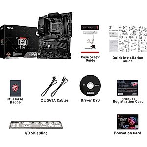 INLAND Micro Center AMD Ryzen 7 5700X 8-Core 16-Thread Unlocked Desktop Processor Bundle with MSI B550-A PRO ProSeries Motherboard (AMD AM4, DDR4, PCIe 4.0, SATA 6Gb/s, M.2, USB 3.2 Gen 2 ATX)