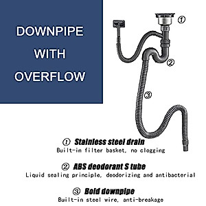 Wall mount utility sink,stainless steel wall-mounted commercial large sink,free standing utility sink、Stainless Steel Utility Sink Commercial Single Bowl Sink,for Laundry/Backyard/Garage ( Size : 15*1