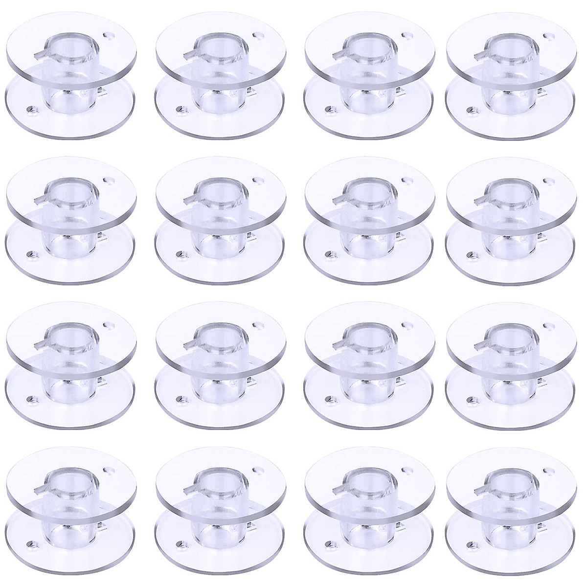 100 Pcs Bobbins, Bobbins for Sewing Machine, Plastic Bobbin, Sewing Bobbins Class 15 Bobbins, Bobbins for Singer Sewing Machine Bobbins for Sin-ger/Bro-Ther