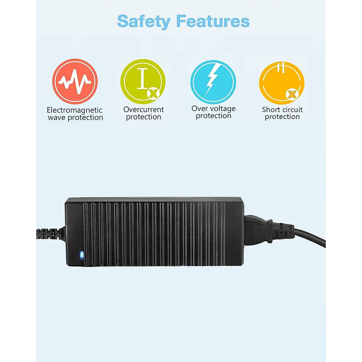 MTYTOT 24V 5Amp Power Supply AC 100-240V to DC 24Volt 5A 3.5A 2.5A 2A Switching Power Supply Adapter for LED Strip Module Lights Routers CCTV Security Cameras