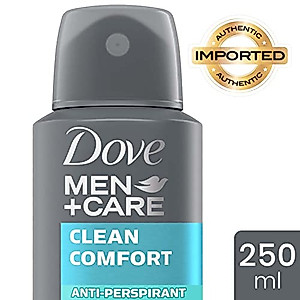 Dove Men Deodorant, Clean Comfort Scent, 48 Hour Powerful Protection Anti Perspirant, 8.45 Ounce (Pack of 6)