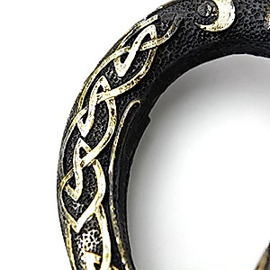 EZESO Stainless Steel Wolf Mug, Resin 3D Wolf Coffee Cup Stainless Steel Travel Tea Wine Beer Mugs (Wolf Mug)