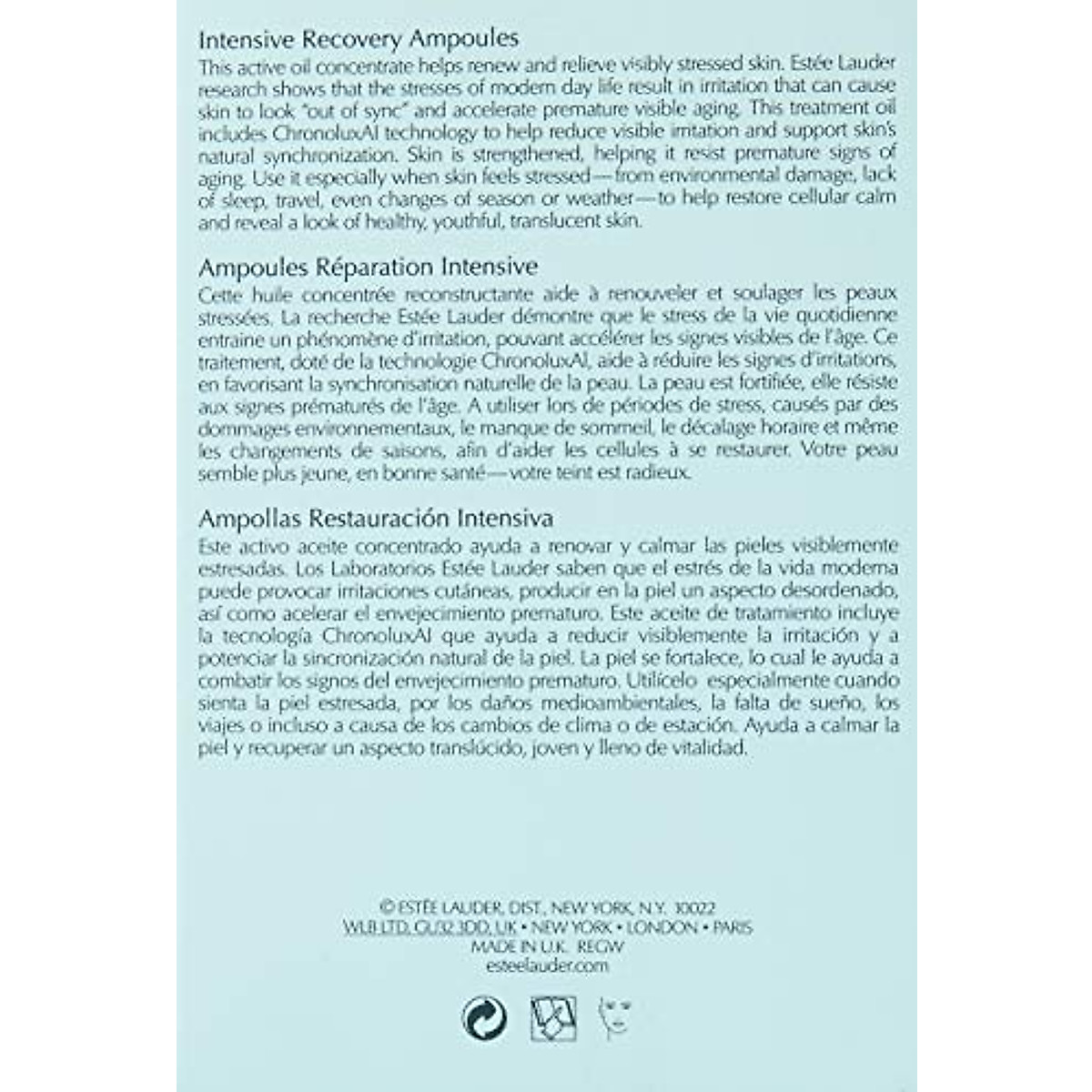 Estee Lauder Advanced Night Repair Intensive Recovery Ampoules, 60 Count