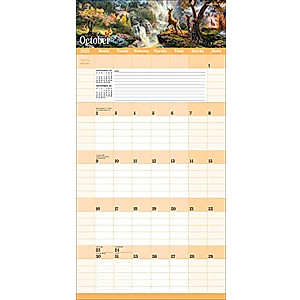 Disney Dreams Collection by Thomas Kinkade Studios: 17-Month 2022-2023 Family Wa