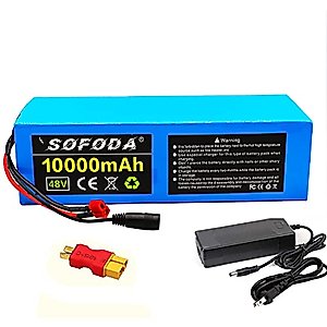 48v 10/14/20/25Ah ebike Battery for Electric Bicycle/Ebike Battery, which 48 Volt Lithium Battery Charger, for 1000W 750W 500W /Electric Bike/Scooter Battery/Electric Bicycle/Ebike (48V 10A 200W-800W)