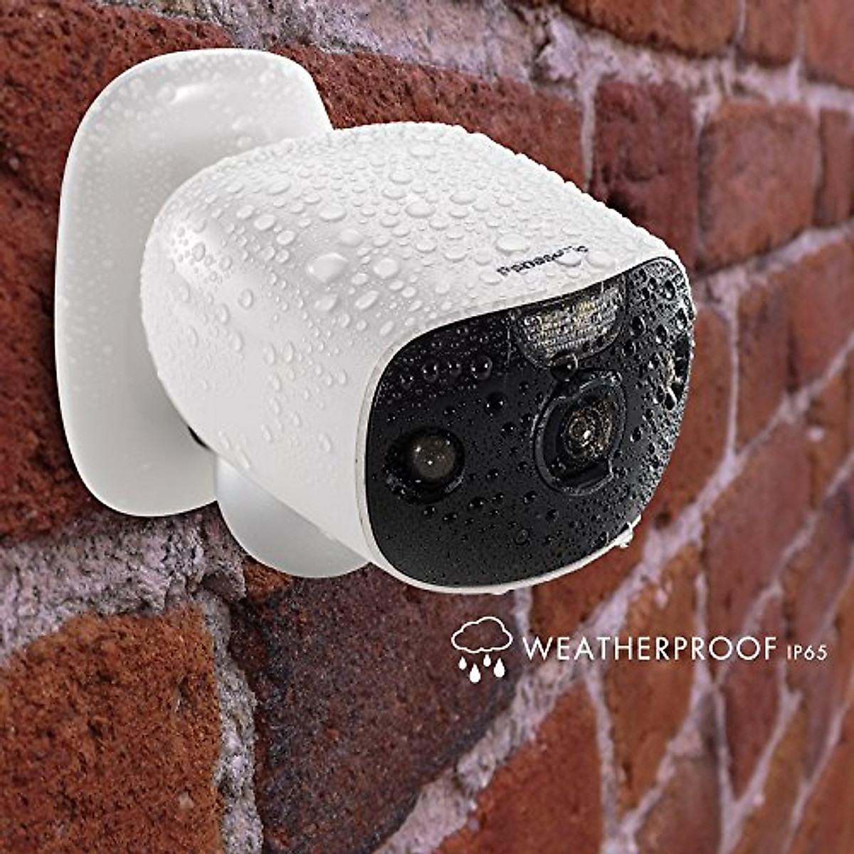 Panasonic HomeHawk Outdoor Wireless Smart Home Security Camera, Wide Angle View, Color Night Vision, 2-Way Talk, Works with Alexa & Google Assistant, 2 Camera Kit (KX-HN7002W)